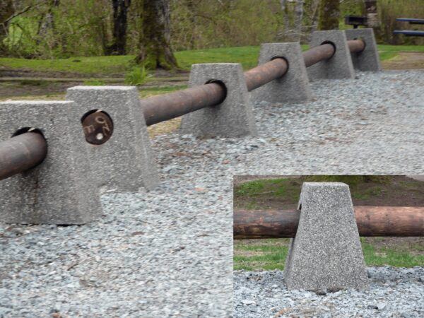 Parking Lot Bollards | Precast barriers | Mount Vernon, Washington